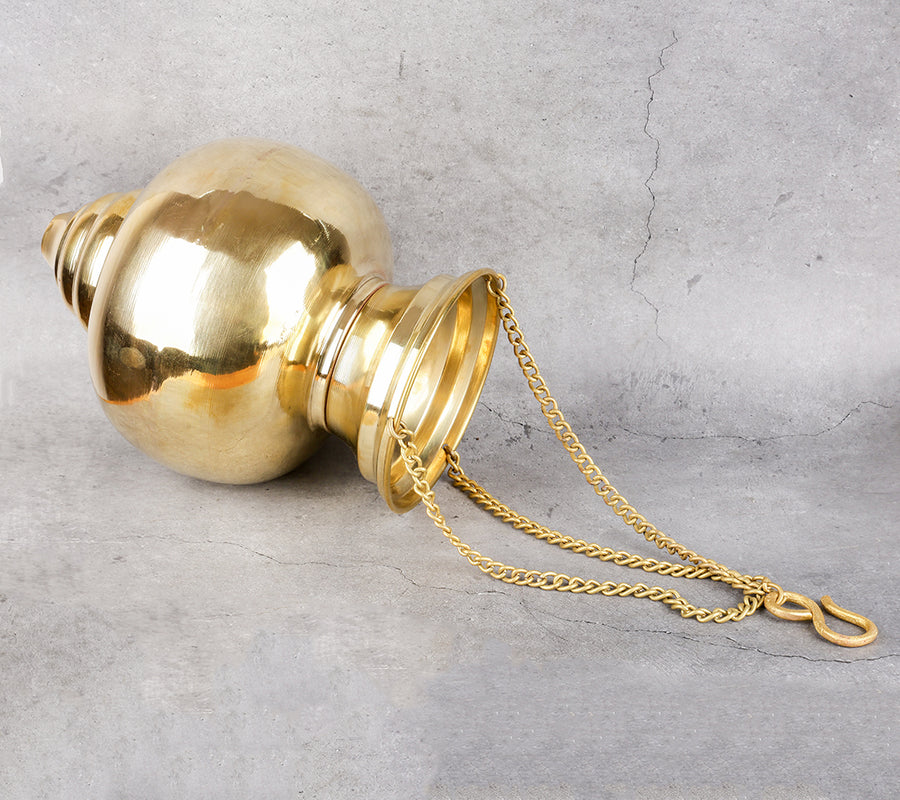 Brass Jaldhara Pot for Shivling - Sacred Water Pouring Vessel ...